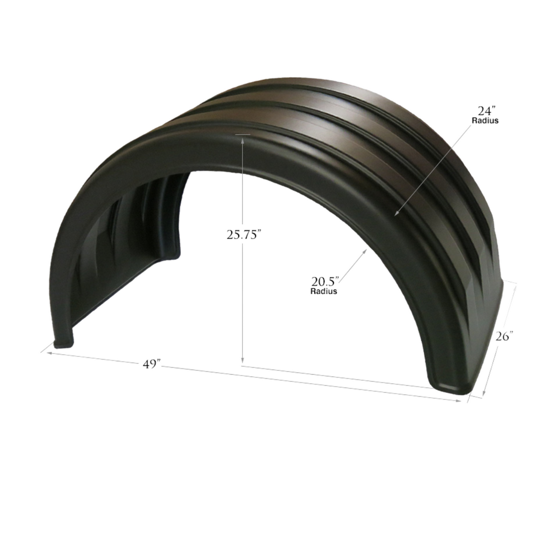 Poly Truck Fender-Single Axle – Higgs Parts